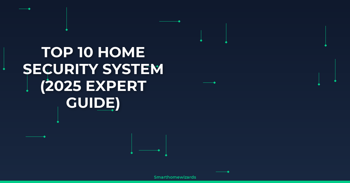 Top 10 Home security system (2025 Expert Guide)
