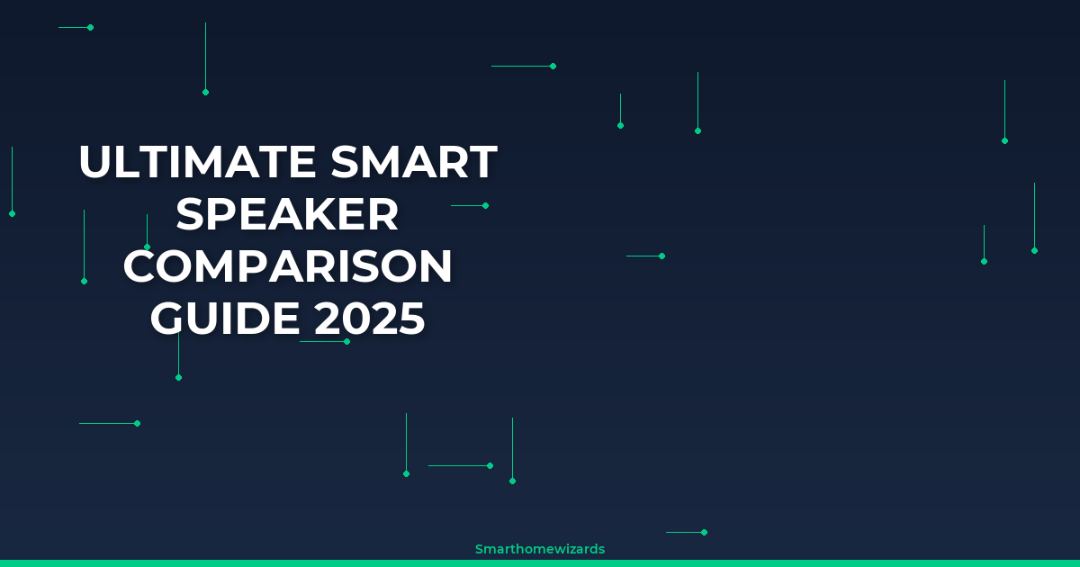 Ultimate Smart Speaker Comparison Guide 2025